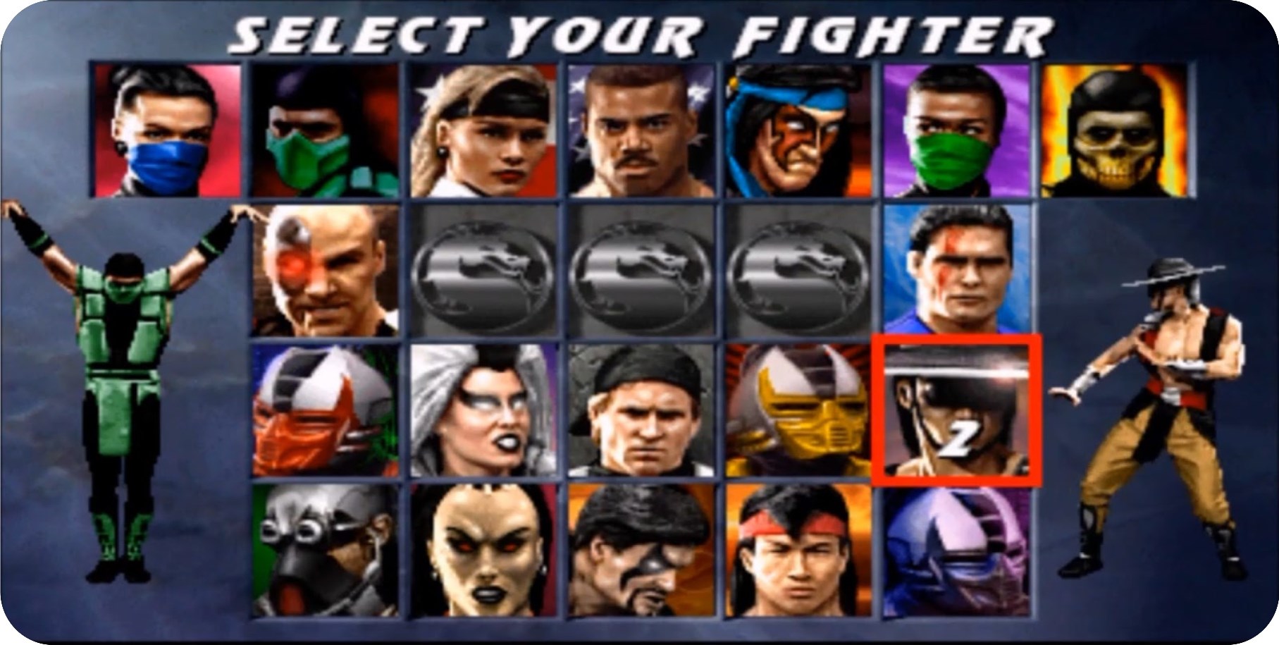 Mortal Kombat Select Your Fighter Photo License Plate – Auto License ...