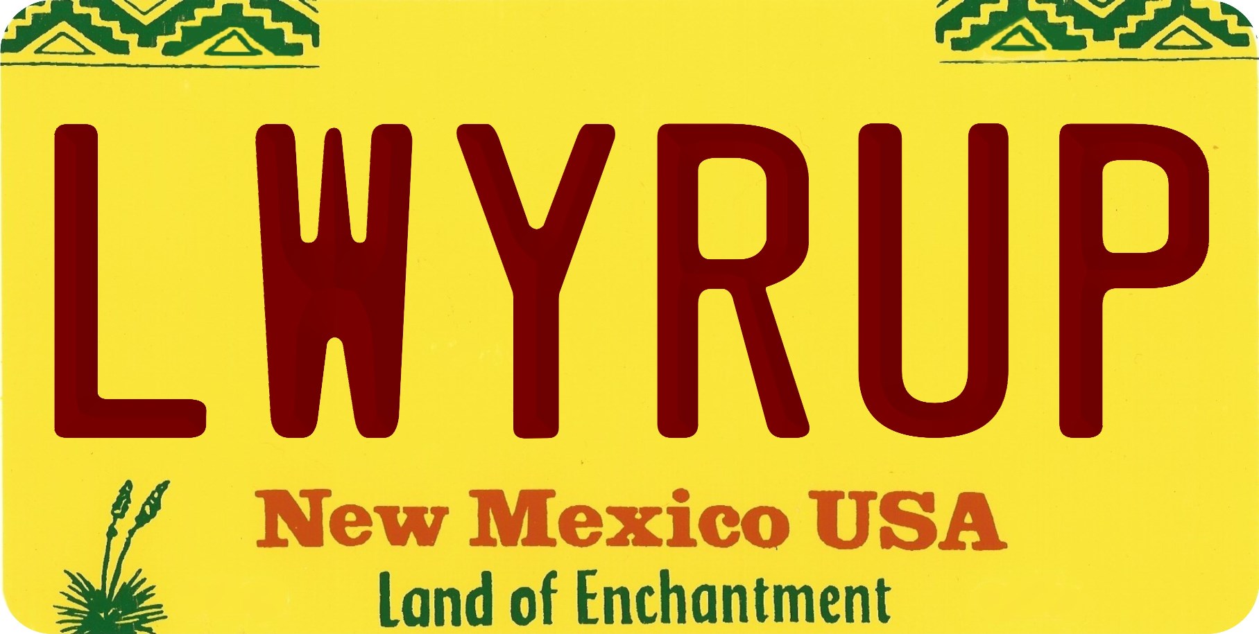 LWYRUP California Replica Photo License Plate – Auto License Plates Frames