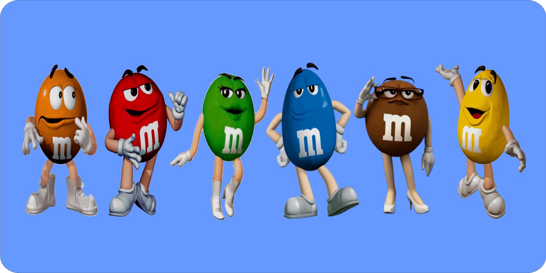 M&M's Blue Photo License Plate – Auto License Plates Frames