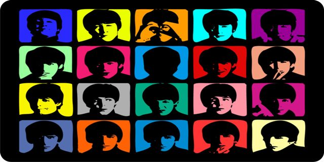 The Beatles Colorama License Plate – Auto License Plates Frames