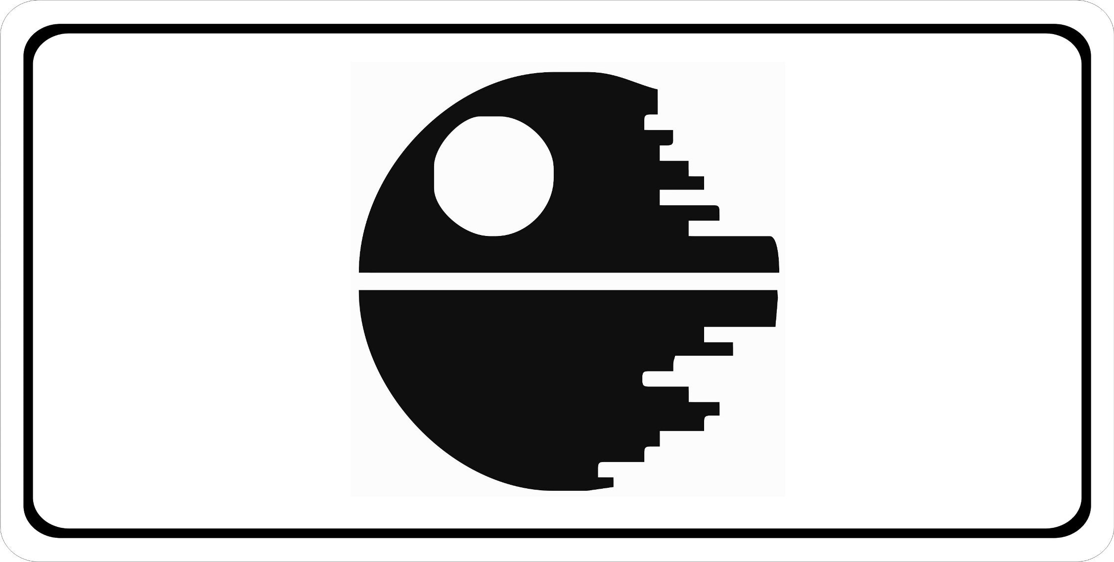 Star Wars Death Star Photo License Plate – Auto License Plates Frames
