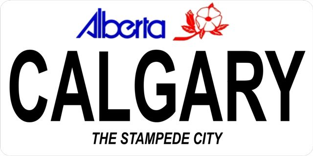Alberta Calgary Photo License Plate – Auto License Plates Frames