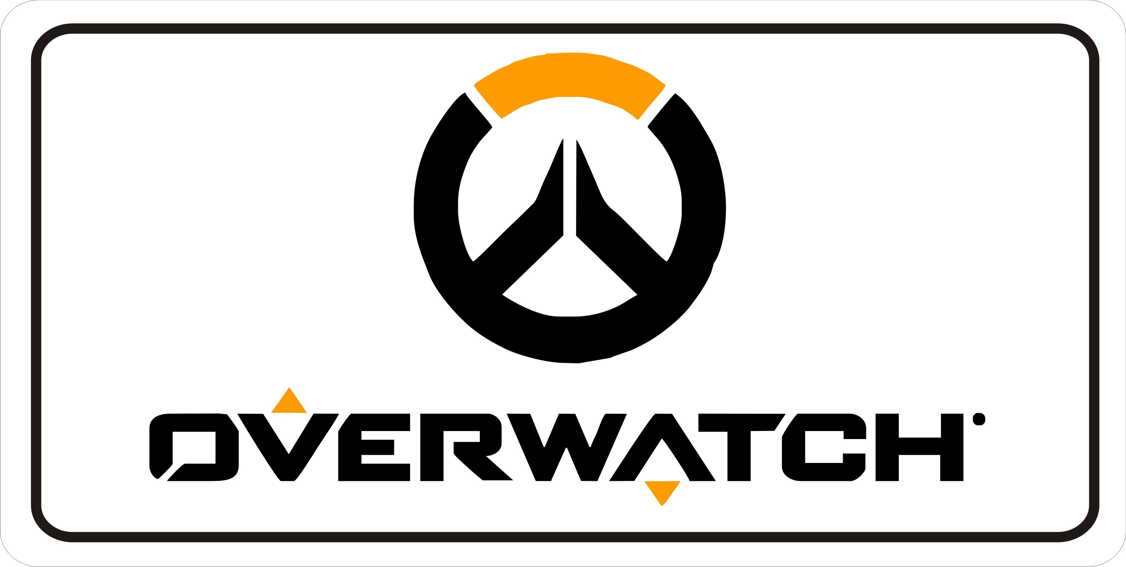 Overwatch Logo Photo License Plate – Auto License Plates Frames