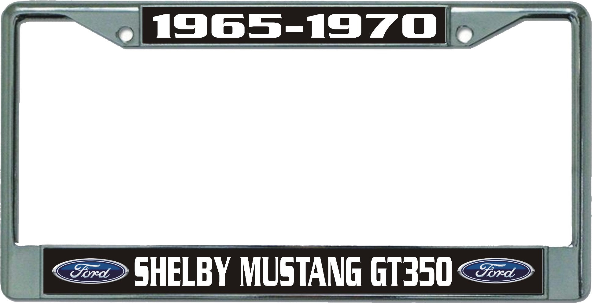 Shelby Mustang GT350 Chrome License Plate Frame – Auto License Plates ...