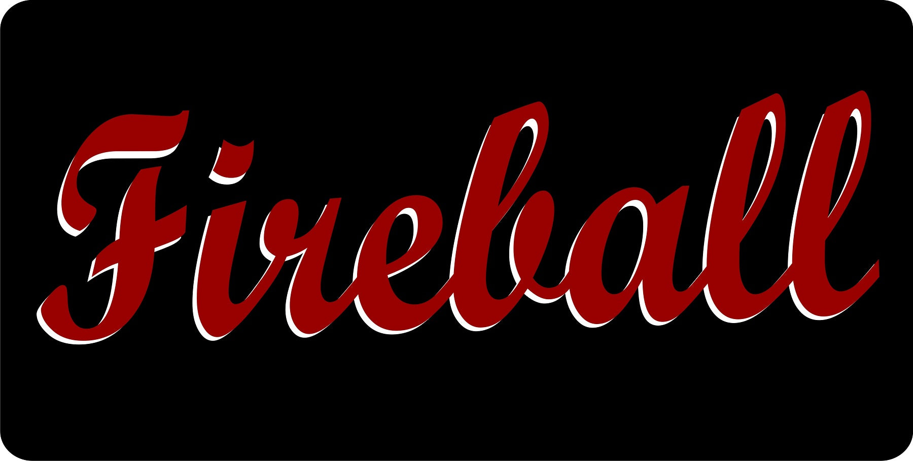 Fireball Photo License Plate – Auto License Plates Frames