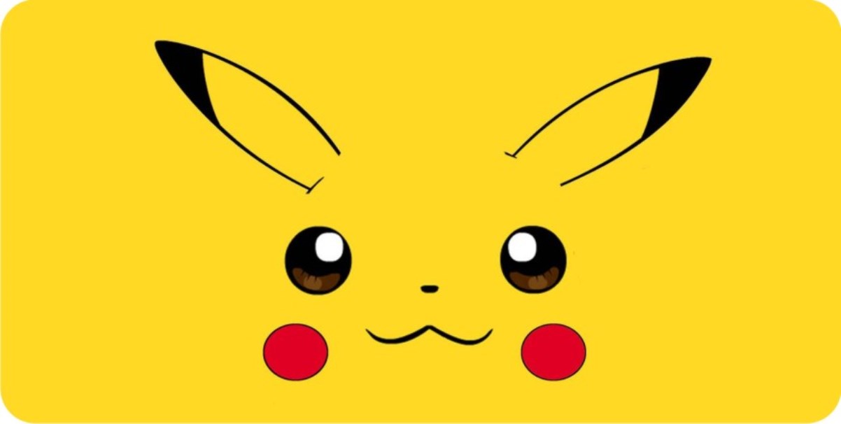 Pikachu Face Centered Photo License Plate – Auto License Plates Frames