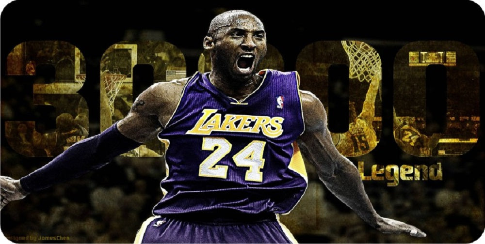 Kobe Bryant Legend Photo License Plate – Auto License Plates Frames