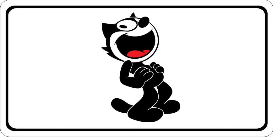 Felix The Cat Centered Photo License Plate – Auto License Plates Frames