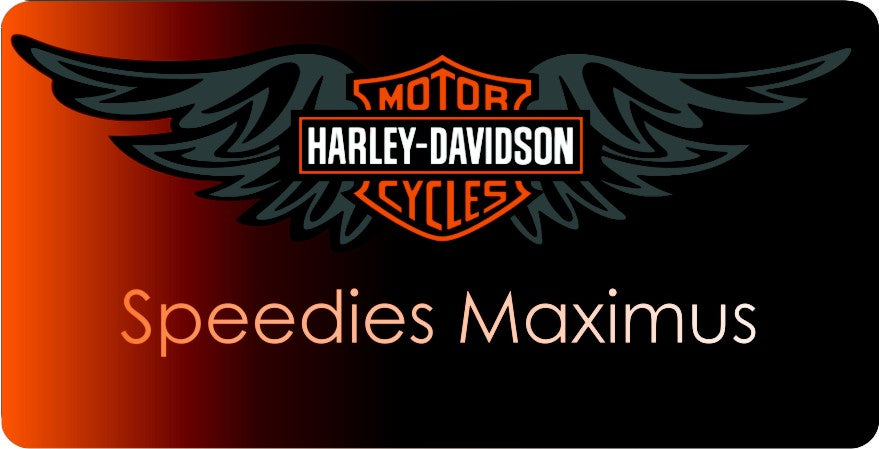 Harley-Davidson Speedies Maximus Photo License Plate – Auto License ...