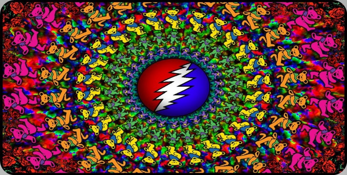 Grateful Dead Wallpaper Photo License Plate – Auto License Plates Frames
