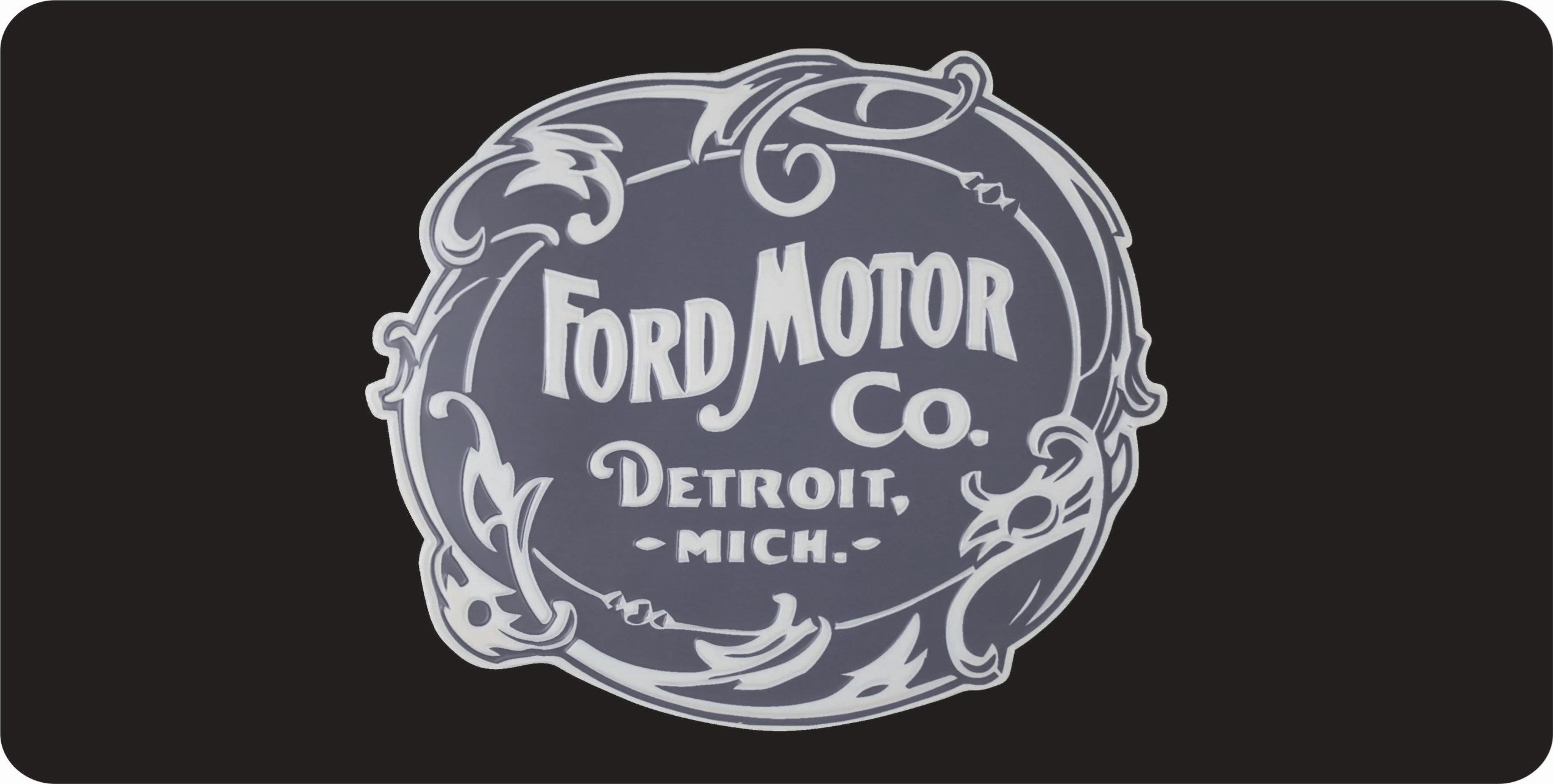 Ford Motor Company Detroit Mich Photo License Plate – Auto License ...