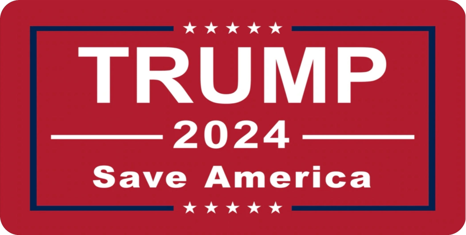 Trump 2024 Save America Photo License Plate – Auto License Plates Frames
