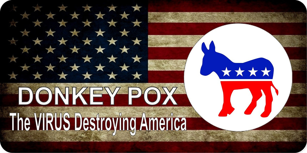 Donkey Pox Virus Destroying America Photo License Plate – Auto License ...