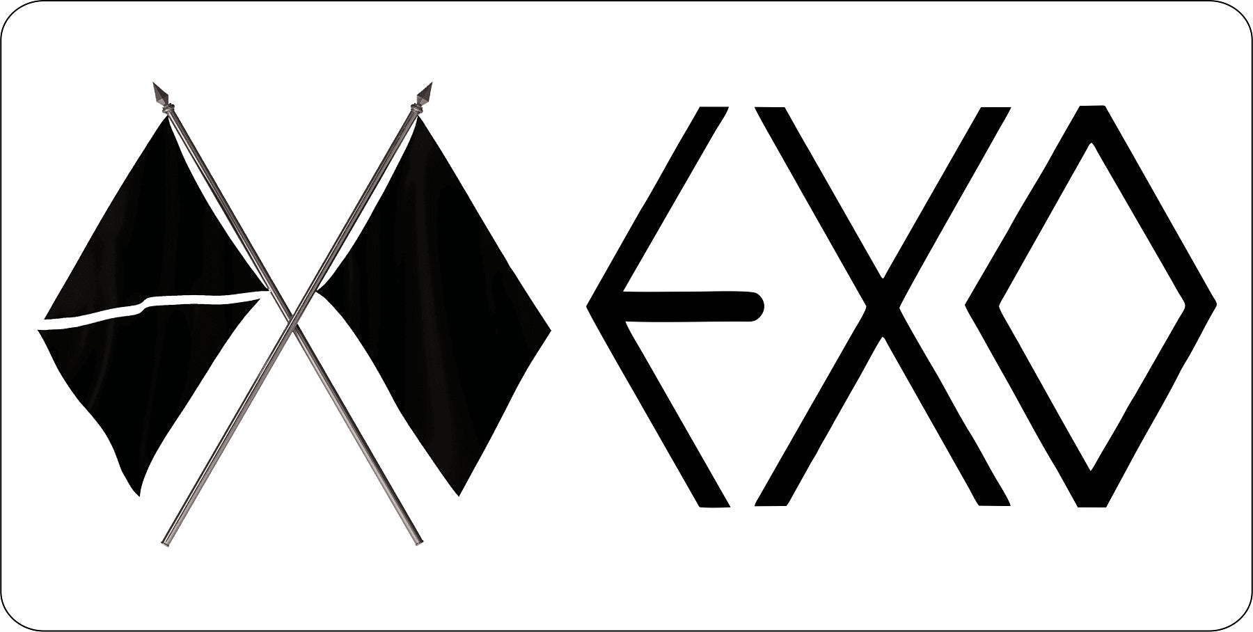 EXO #1 K-Pop Photo License Plate – Auto License Plates Frames