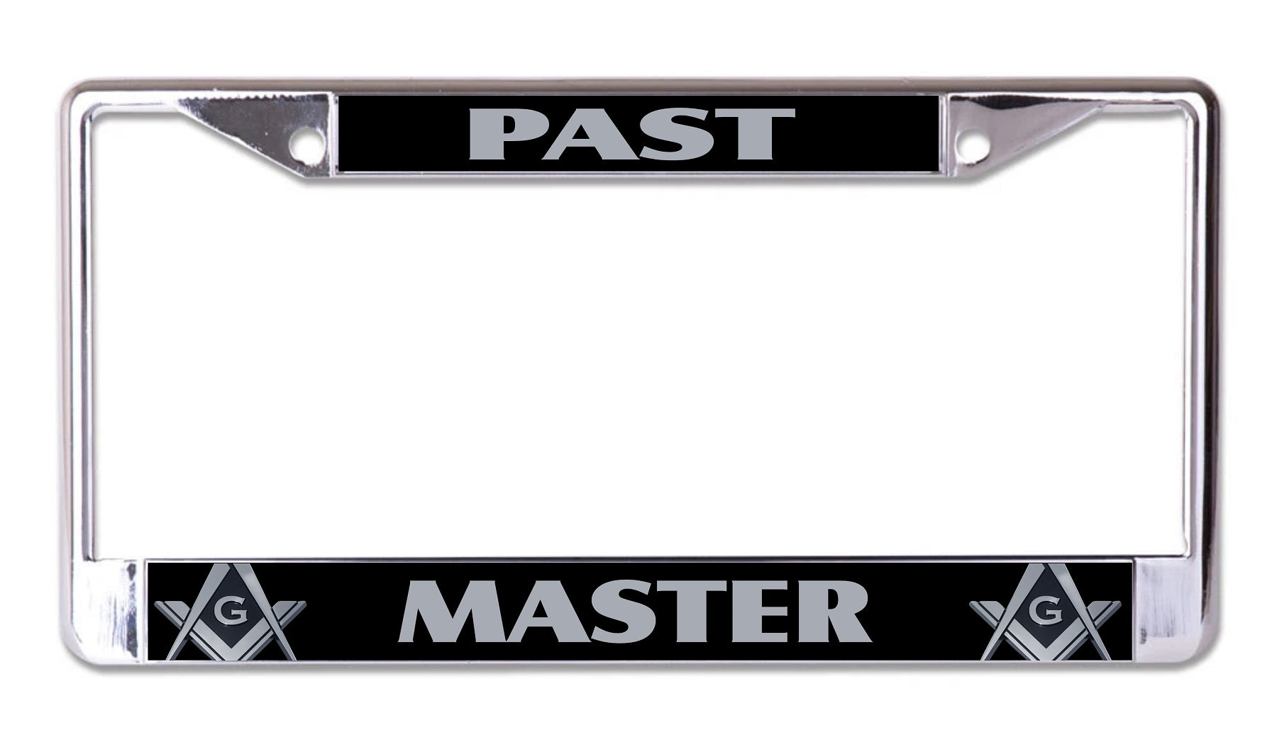 Past Master Mason Chrome License Plate Frame – Auto License Plates Frames