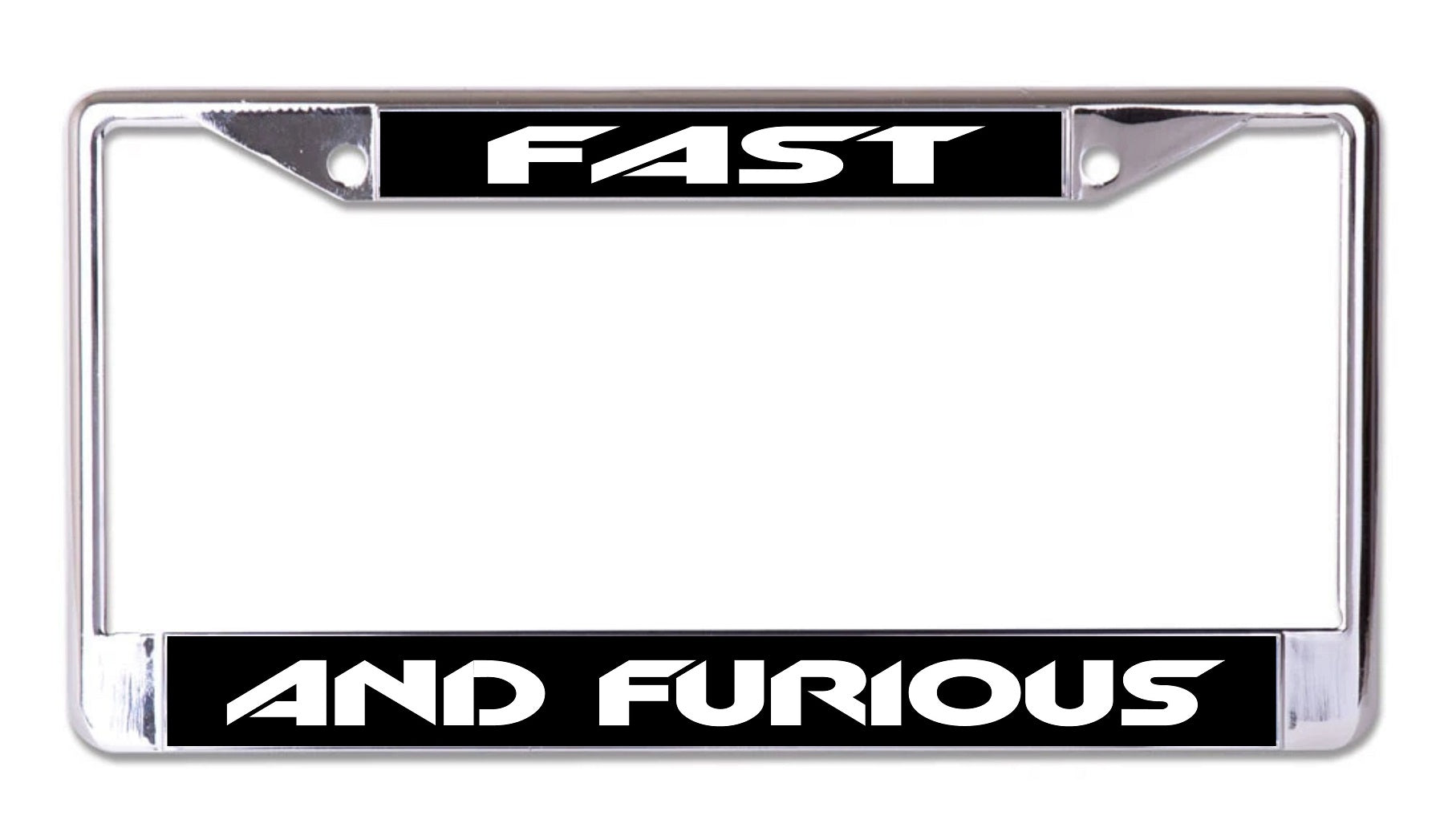 Fast And Furious Chrome License Plate Frame – Auto License Plates Frames