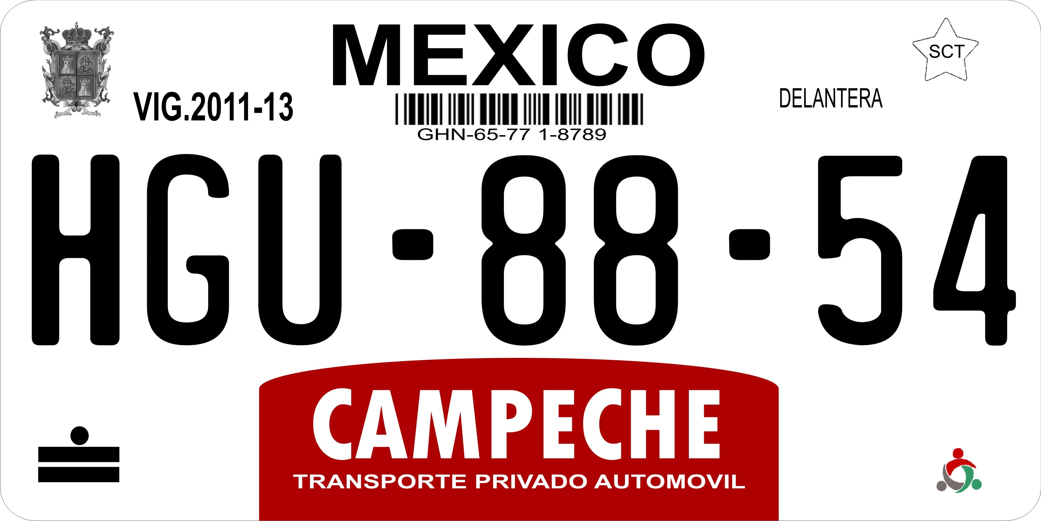 Mexico Campeche Photo License Plate – Auto License Plates Frames