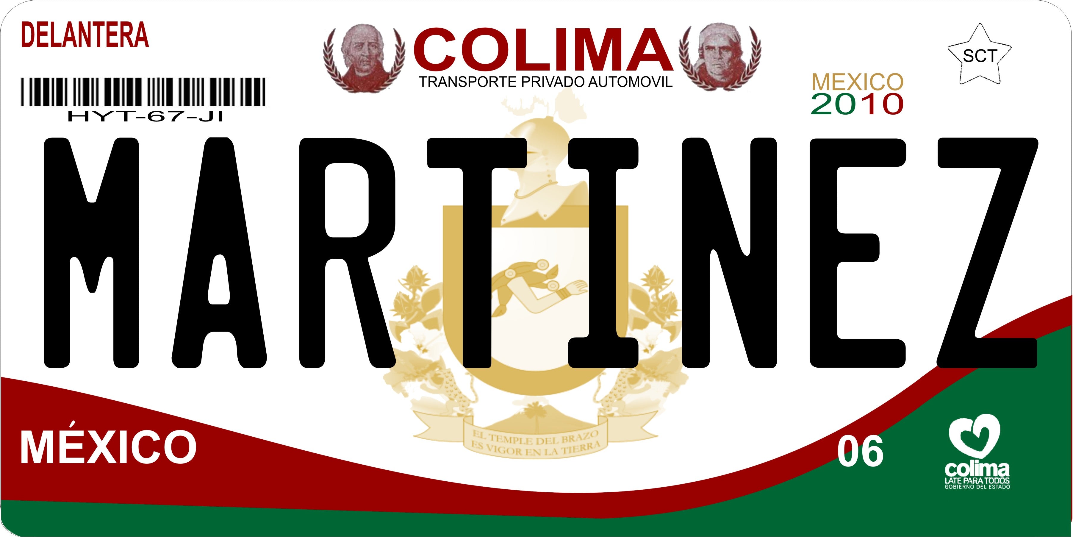 Mexico Colima Photo License Plate – Auto License Plates Frames