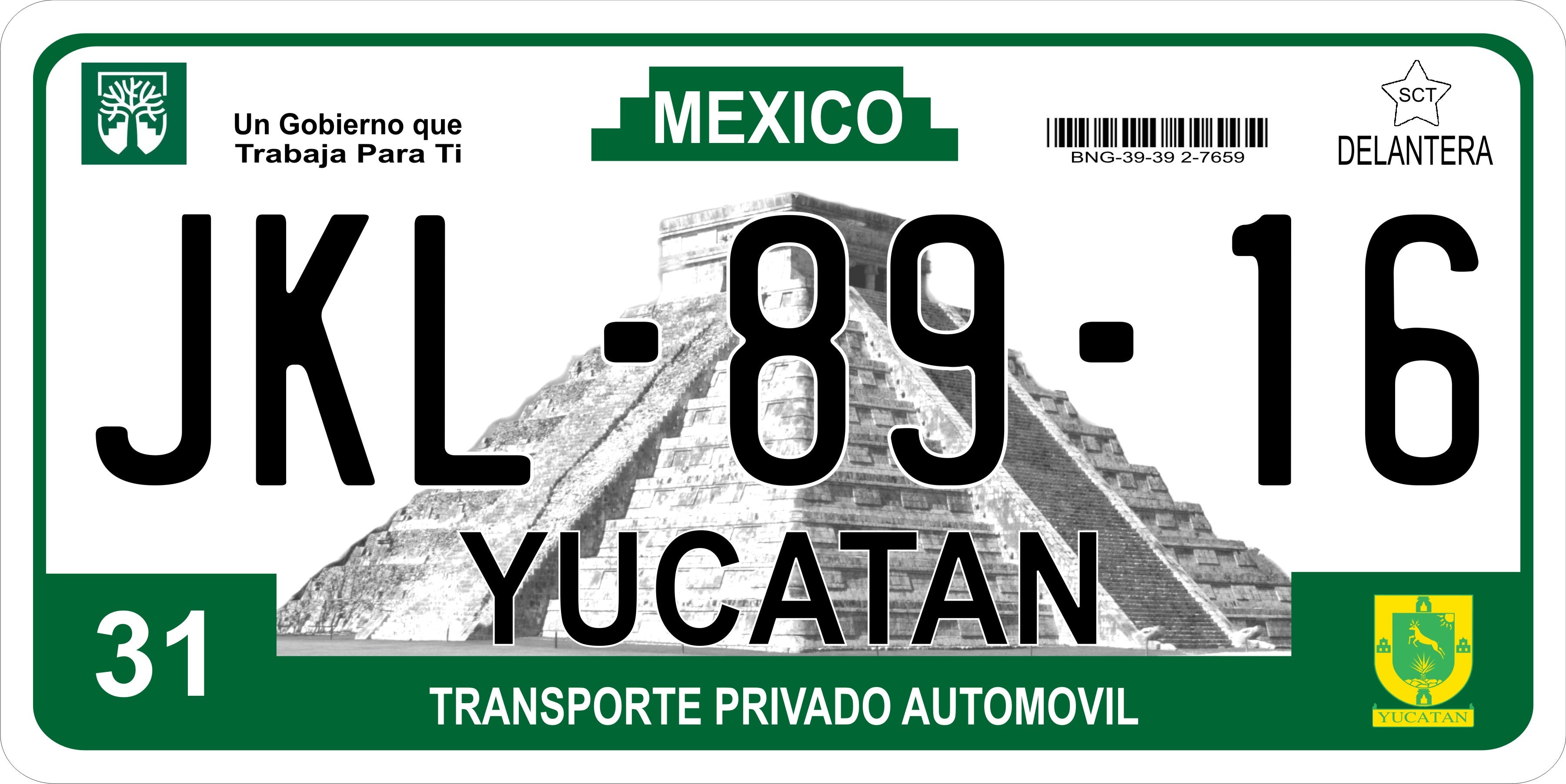 Mexico Yucatan Photo License Plate – Auto License Plates Frames