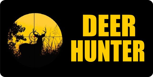 Deer Hunter Photo License Plate – Auto License Plates Frames