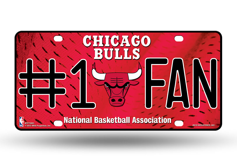 Chicago Bulls #1 Fan License Plate – Auto License Plates Frames