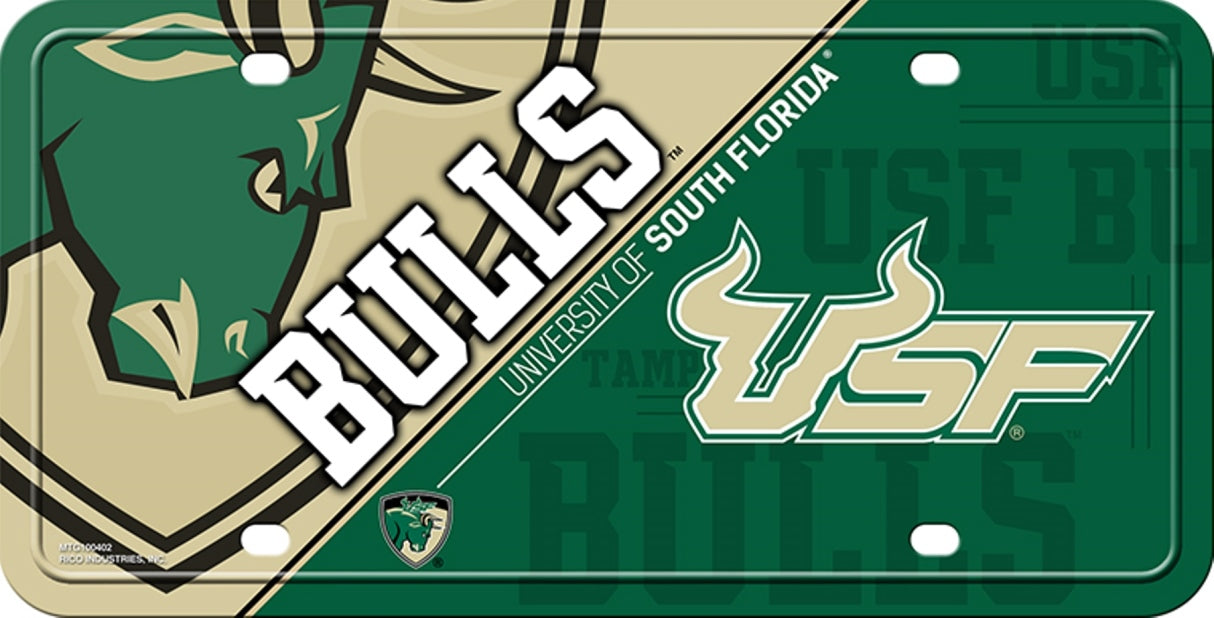 South Florida Bulls Metal License Plate – Auto License Plates Frames