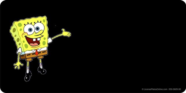 Spongebob Photo License Plate – Auto License Plates Frames