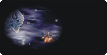 Offset Celestial Buffalo (Bison) Photo License Plate – Auto License ...