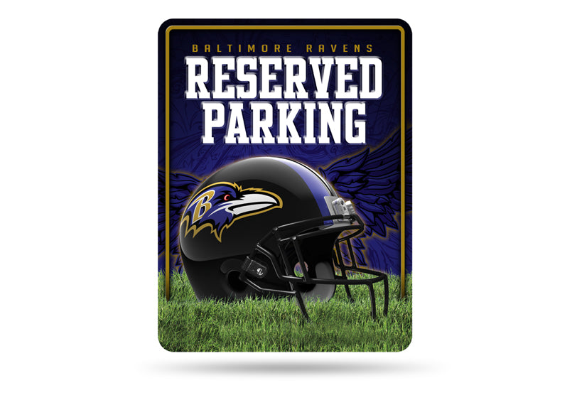 Baltimore Ravens Metal Parking Sign – Auto License Plates Frames