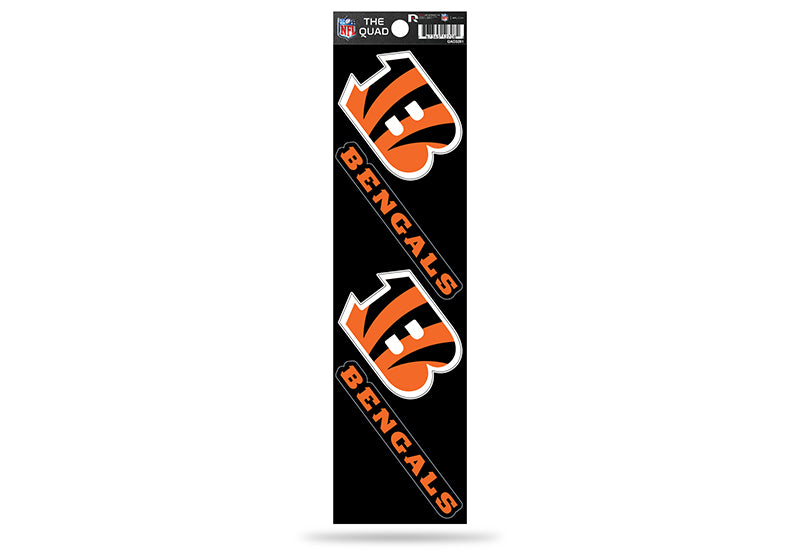 Cincinnati Bengals Quad Decal Set – Auto License Plates Frames