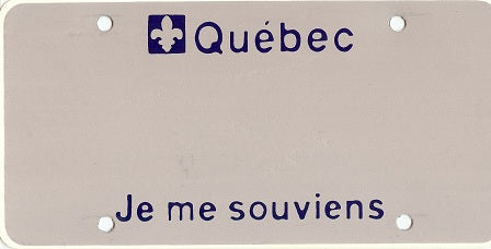 Design it Yourself Québec Look Alike Plate – Auto License Plates Frames