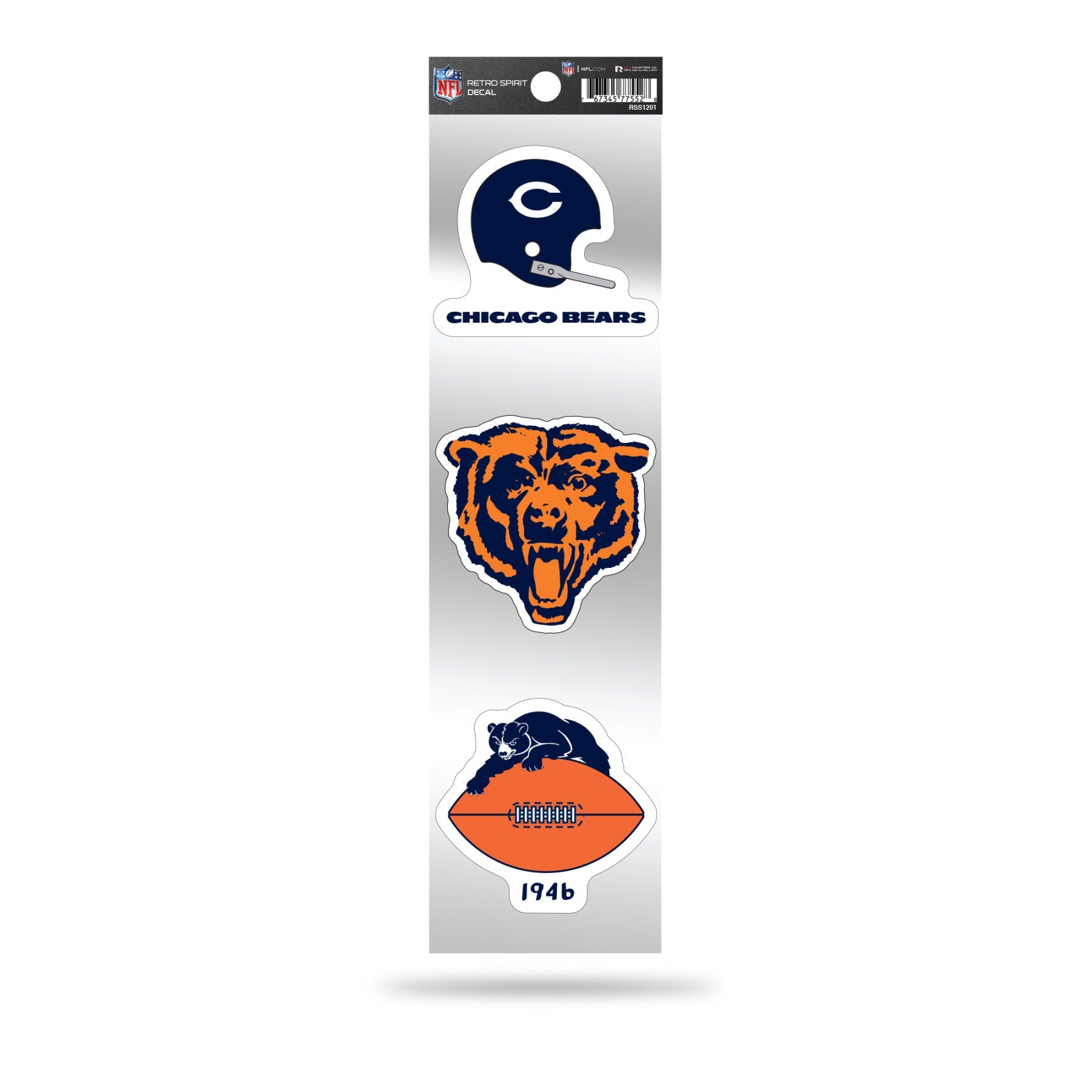 Chicago Bears Retro Spirit Decals – Auto License Plates Frames