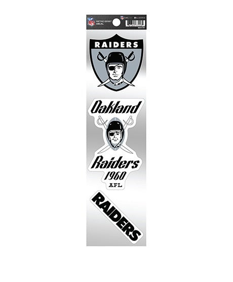 Oakland Raiders Retro Spirit Decals – Auto License Plates Frames