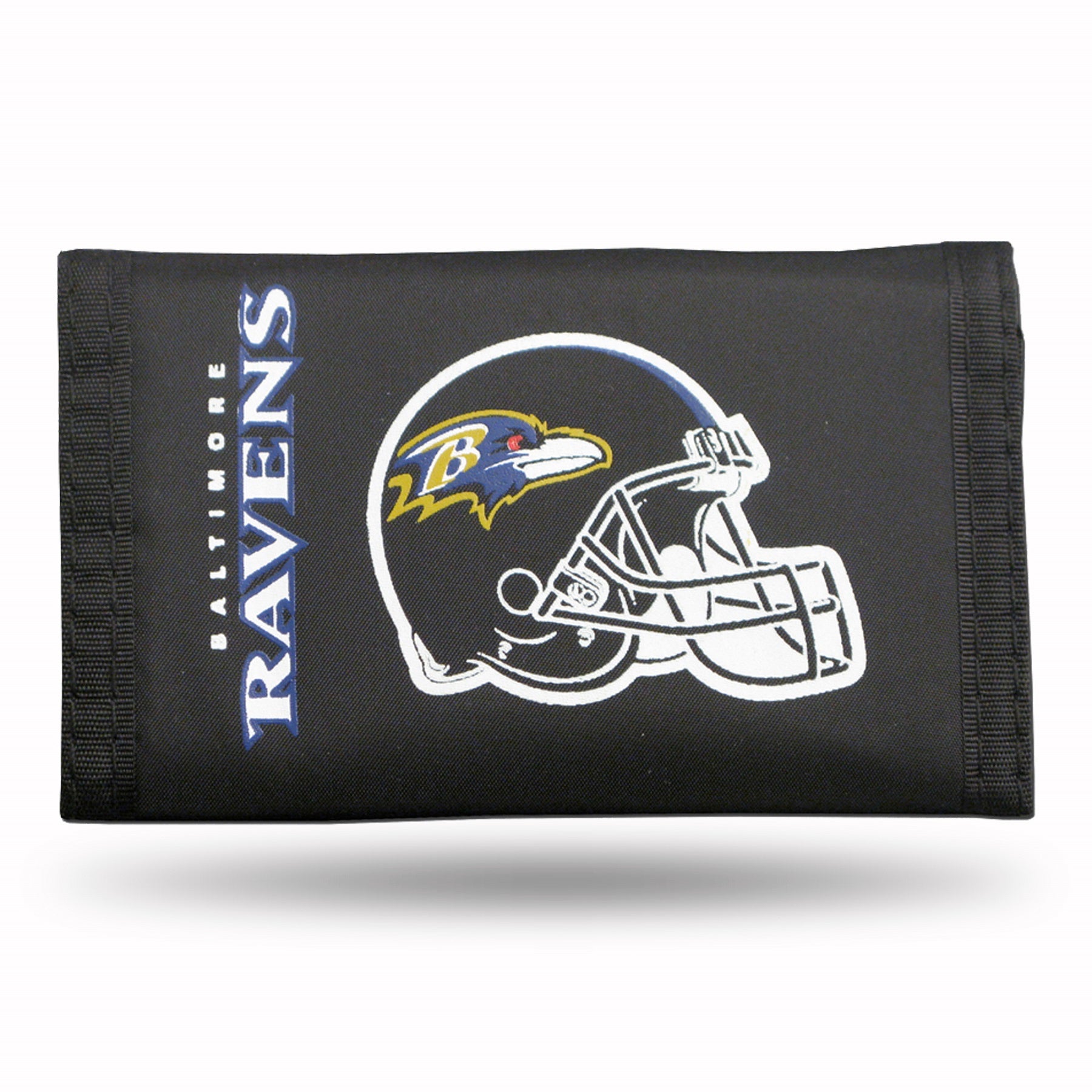 Baltimore Ravens Nylon Trifold Wallet – Auto License Plates Frames