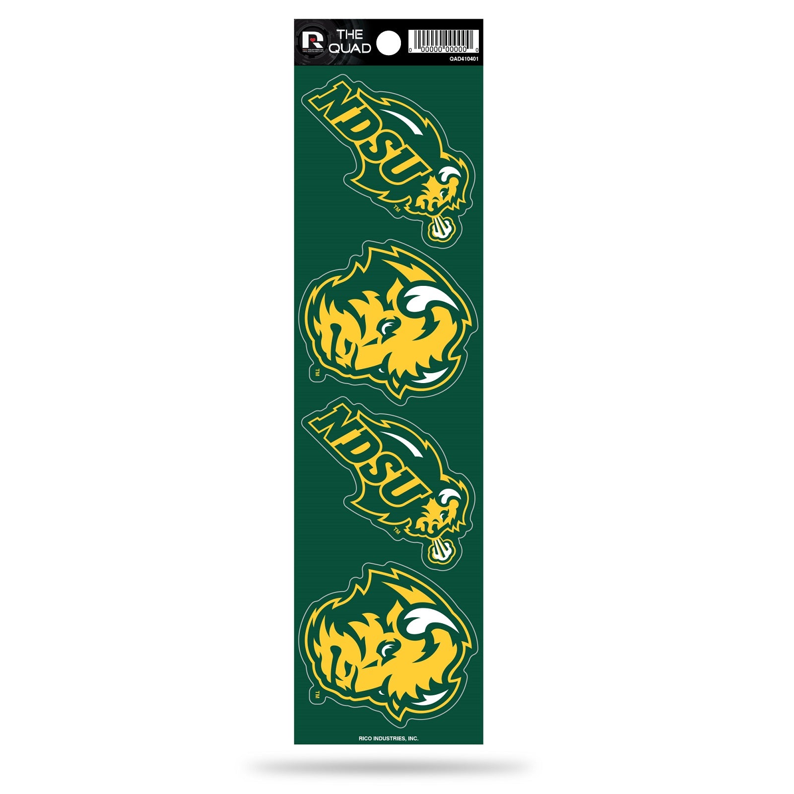 North Dakota State Bison Quad Decal Set – Auto License Plates Frames