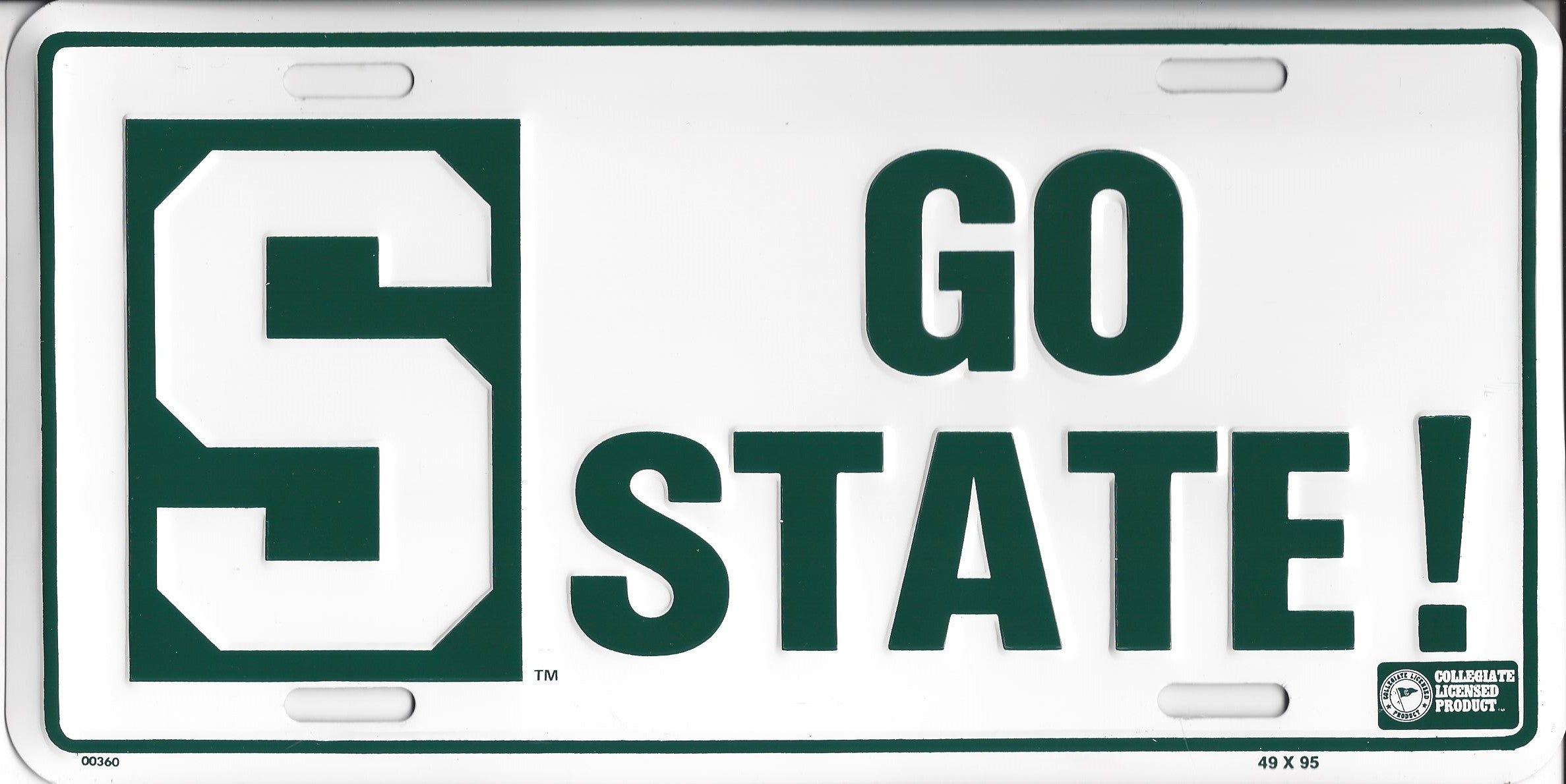 Michigan State Go State! License Plate – Auto License Plates Frames
