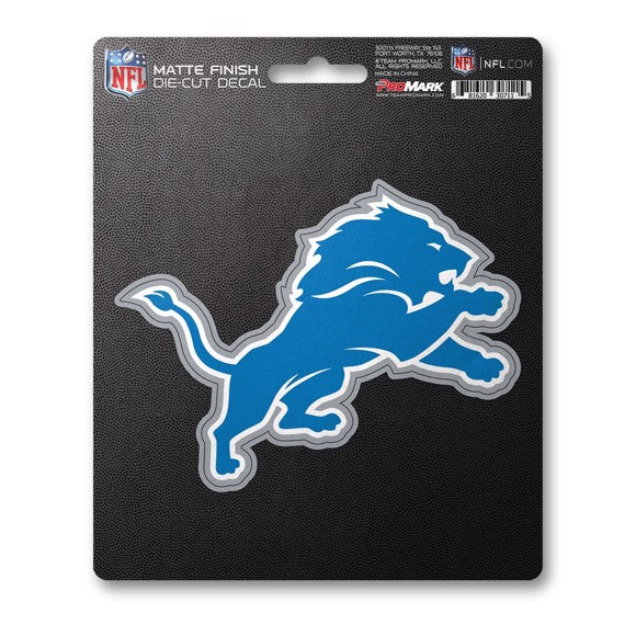 Detroit Lions Matte Finish Decal – Auto License Plates Frames