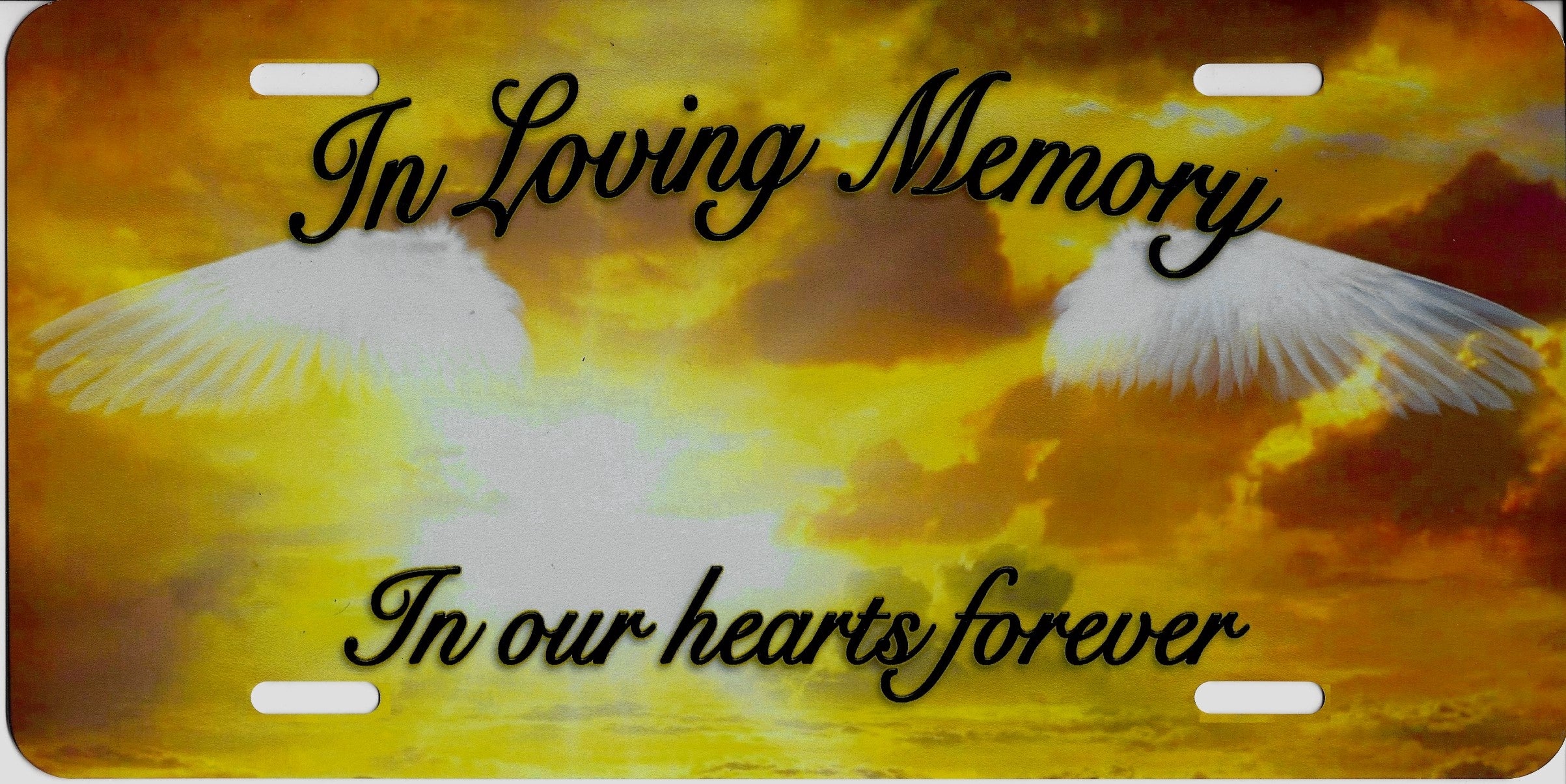 In Loving Memory Memorial License Plate – Auto License Plates Frames