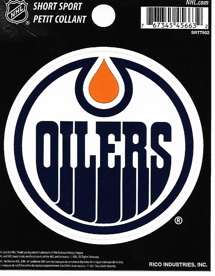 Edmonton Oilers Short Sport Decal – Auto License Plates Frames