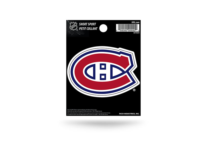 Montreal Canadiens Short Sport Decal – Auto License Plates Frames