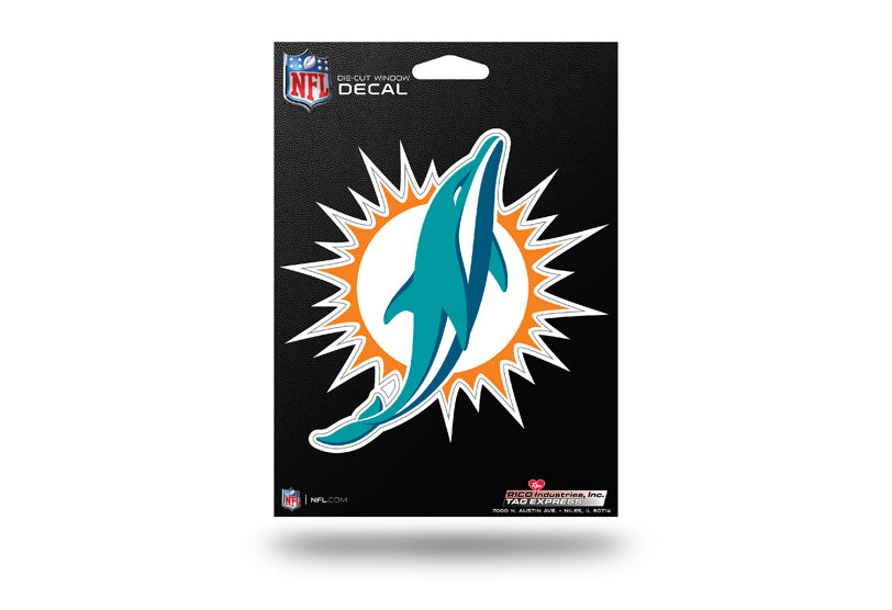Miami Dolphins Die Cut Vinyl Decal – Auto License Plates Frames