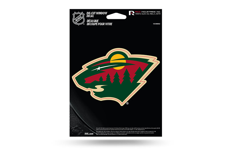 Minnesota Wild Die Cut Vinyl Decal – Auto License Plates Frames