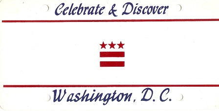 Design It Yourself Custom Washington DC State Look-Alike Plate#3 – Auto ...