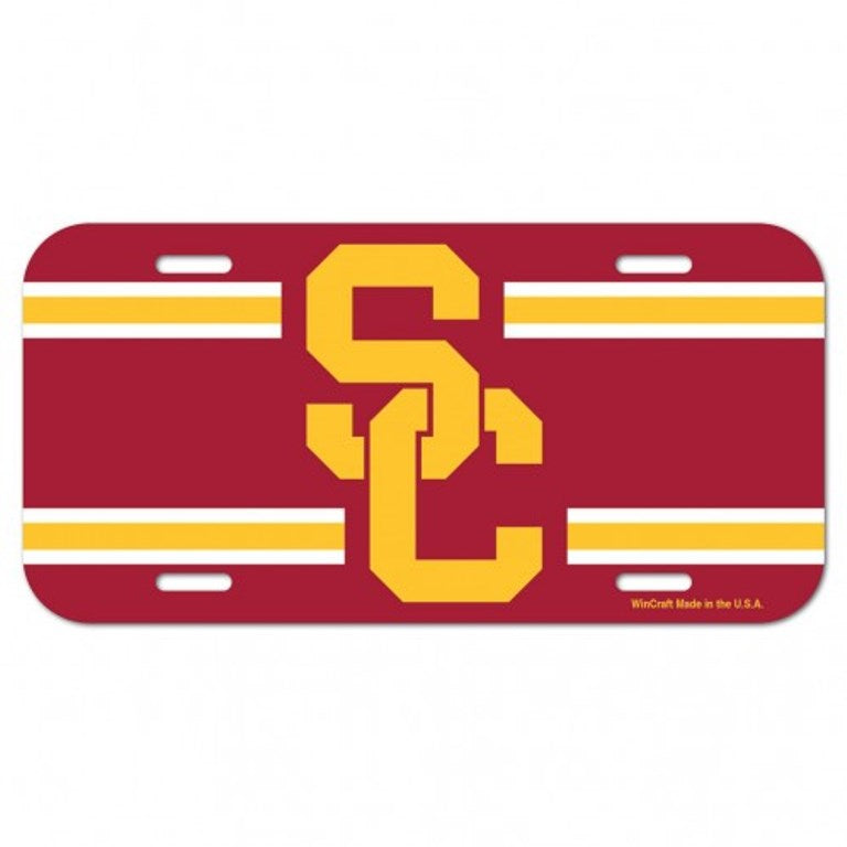 USC Trojans Plastic License Plate – Auto License Plates Frames