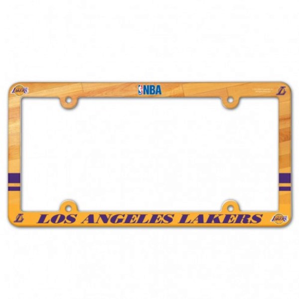 Los Angeles Lakers Full Color Plastic License Plate Frame – Auto ...